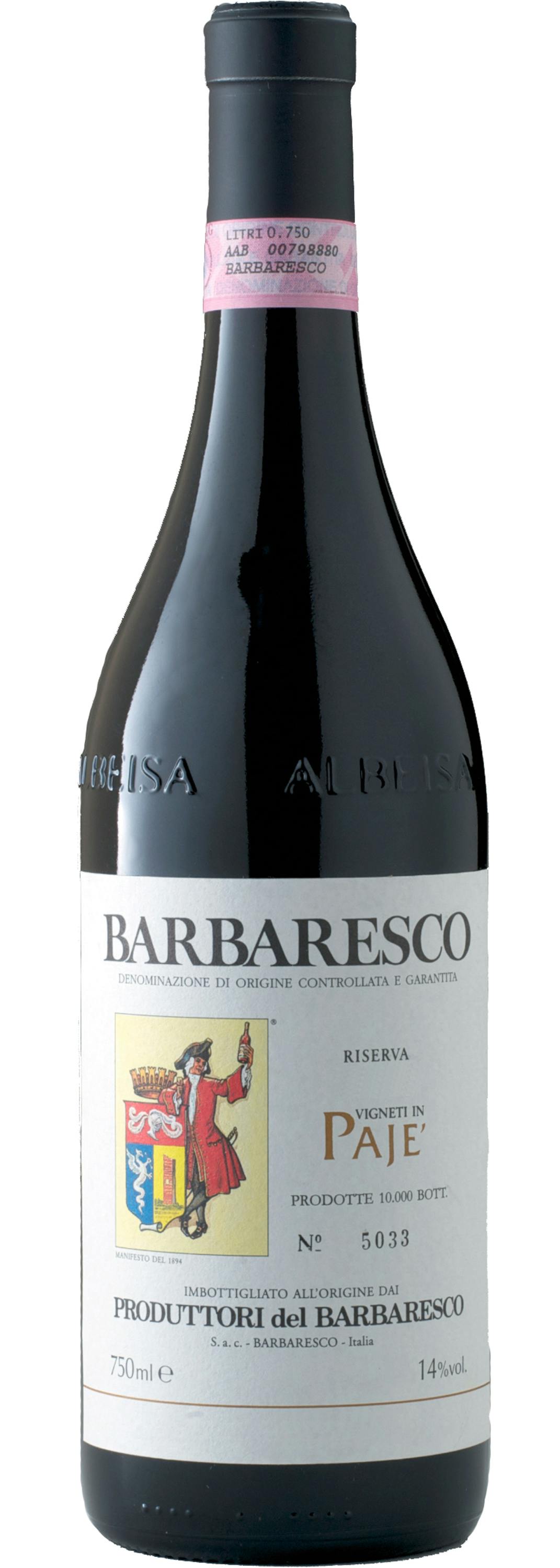 Produttori del Barbaresco Barbaresco Pajé Riserva 2017 750ml ...