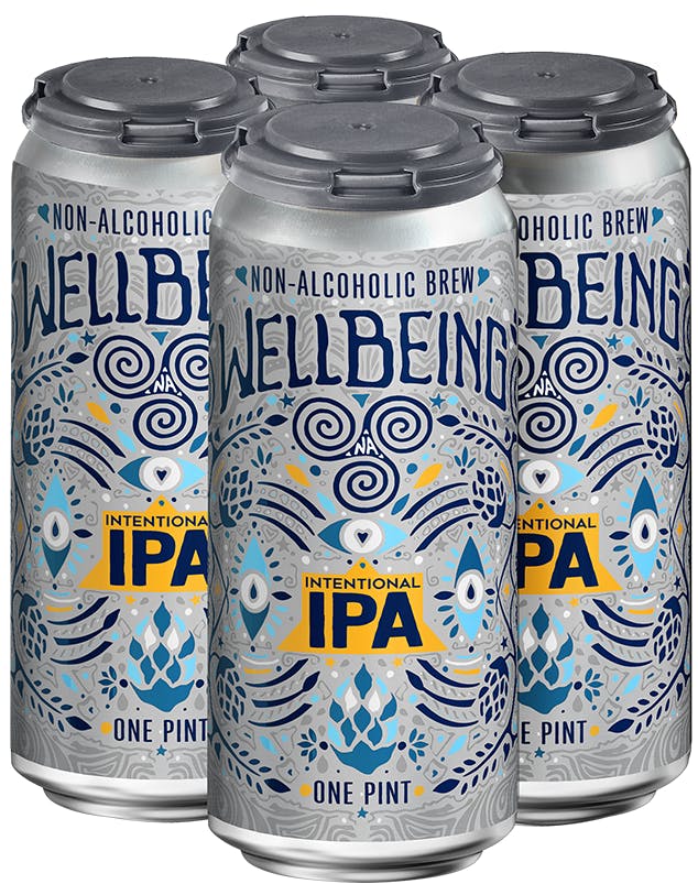 Wellbeing Brewing Intentional IPA 4 pack 16 oz. - Buster's Liquors & Wines