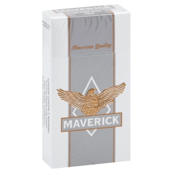 Maverick Cigarettes Silver Box 100's - Garden State Discount Liquors