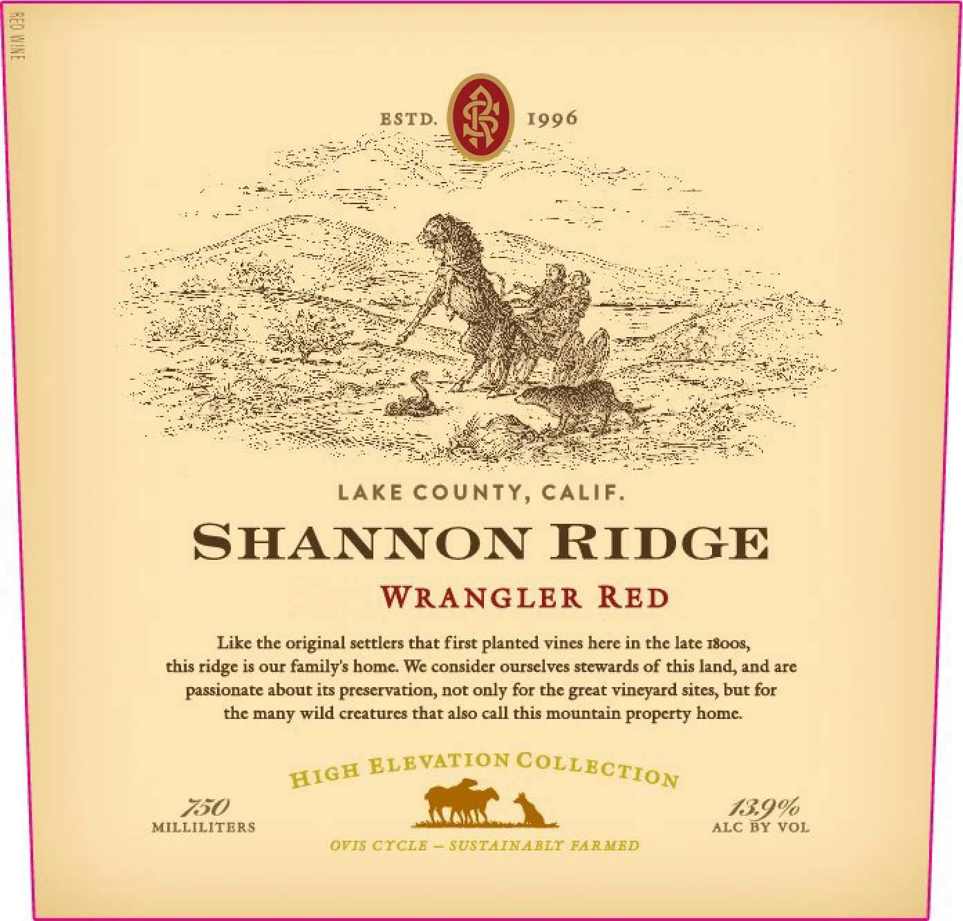 Shannon Ridge Wrangler Red 750ml - Joe Canal's Discount Liquor Outlet