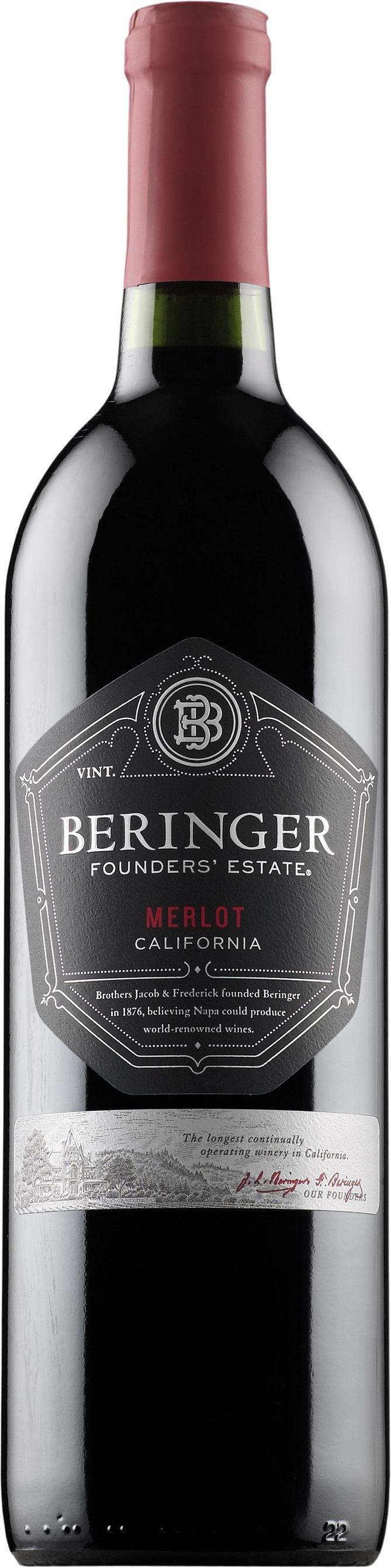 Beringer Founders' Estate Merlot 750ml - Stirling Fine Wines