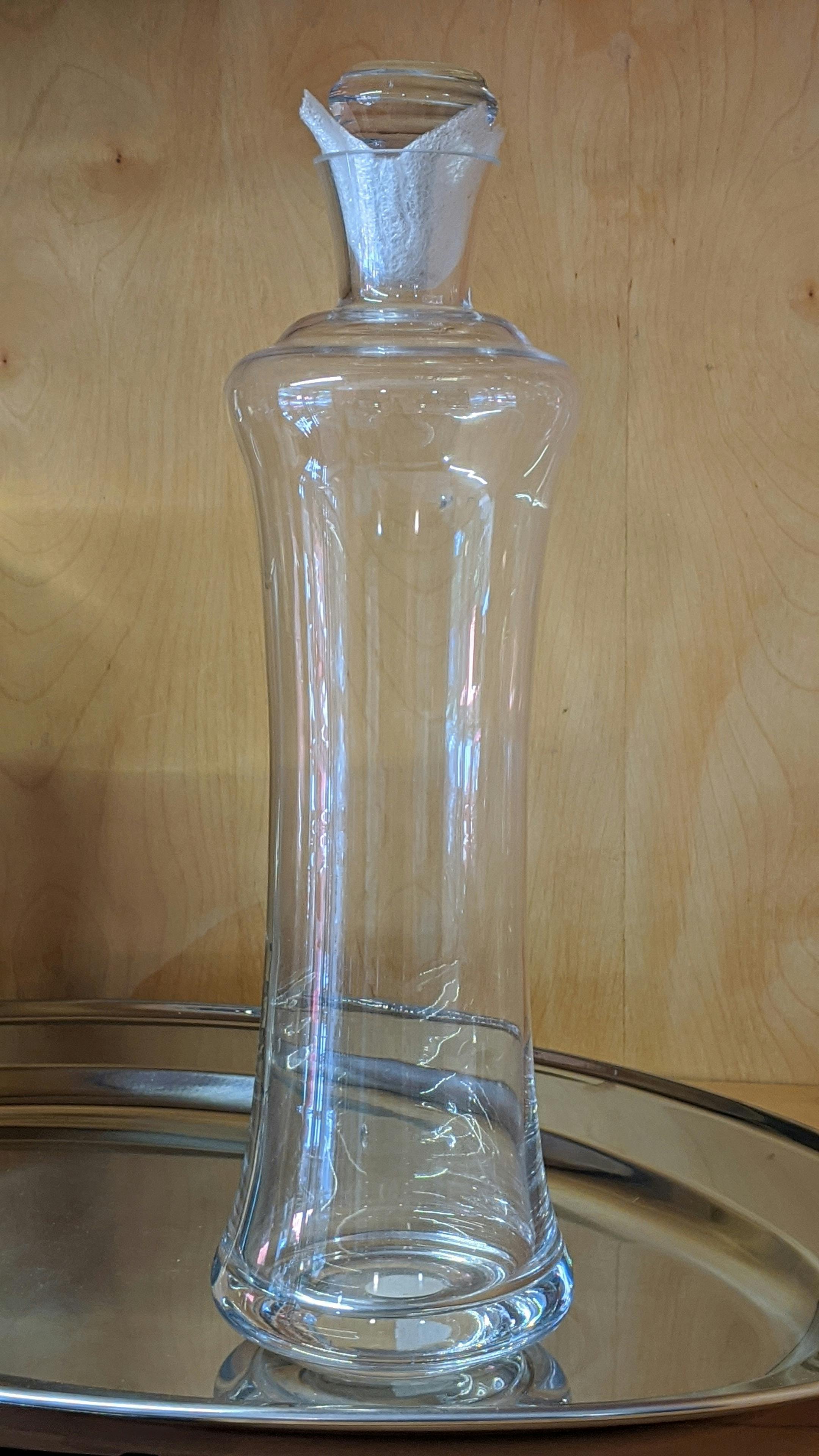 Block Glass Spirit Decanter - Stone Gate Wine & Spirits