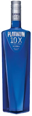 Platinum 10X Distilled Vodka 750ml - Yankee Spirits