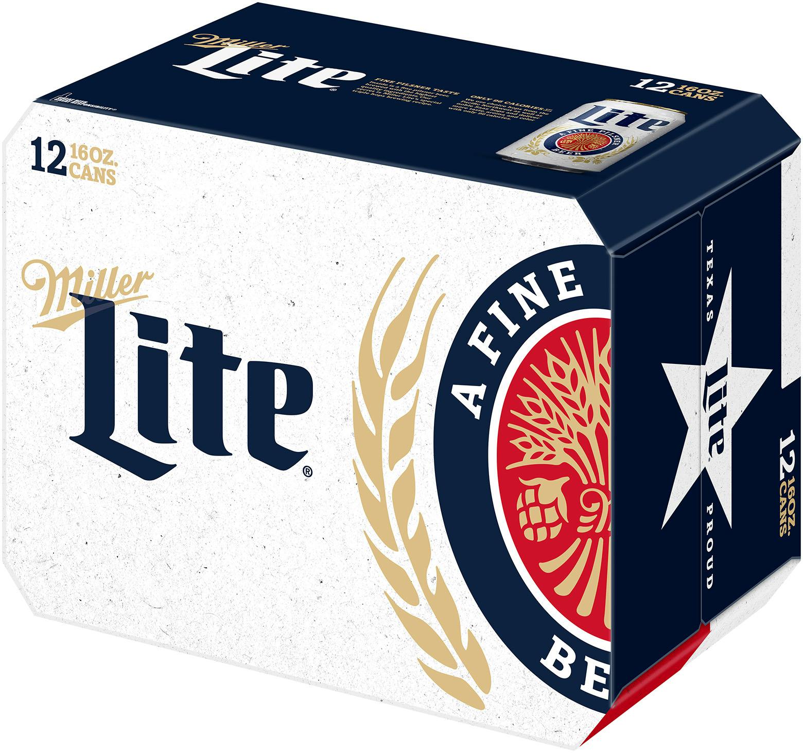 Miller Lite 12 pack 12 oz. Can - Allendale Wine Shoppe