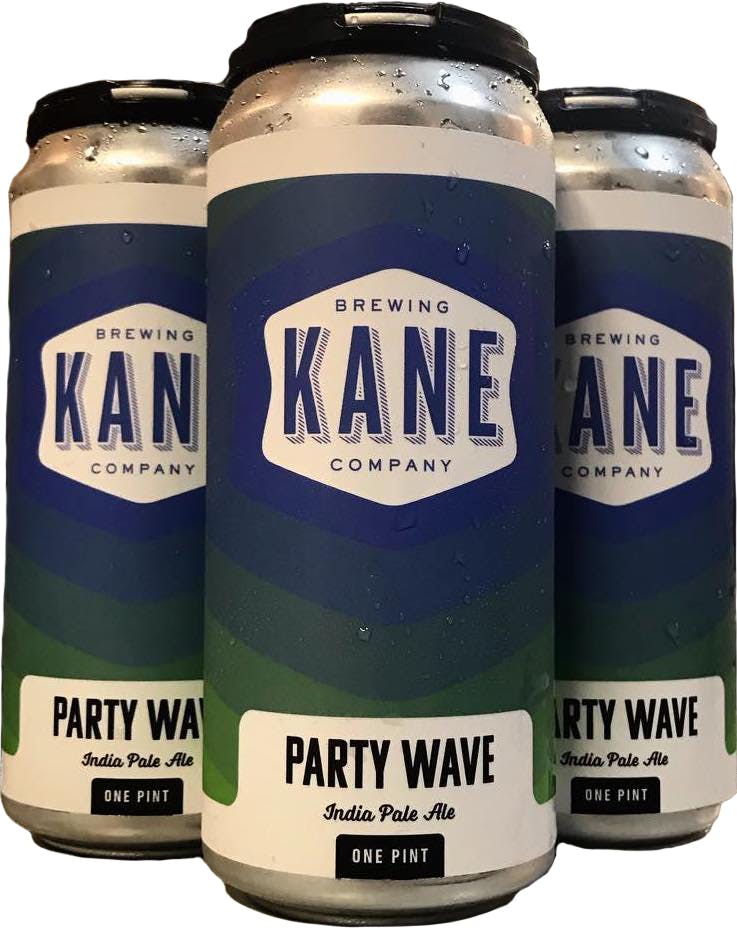 Kane Brewing Company Party Wave New England IPA 4 pack Bottle ...
