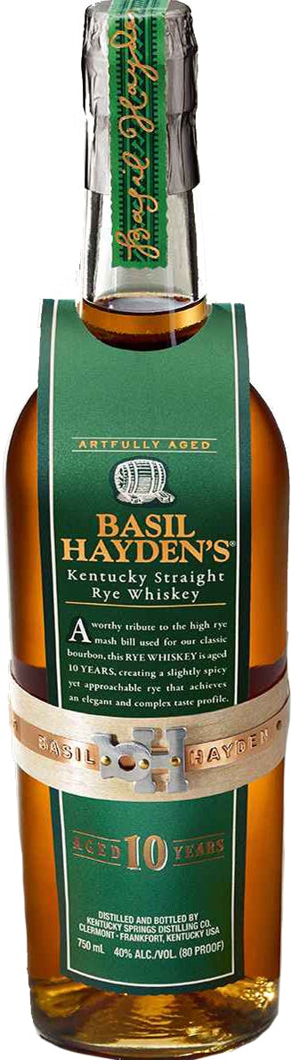 Basil Hayden Rye 10 year old 750ml - The Wine Guy