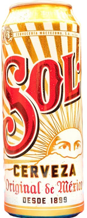 Sol Beer 12 pack 12 oz. Can - Argonaut Wine & Liquor