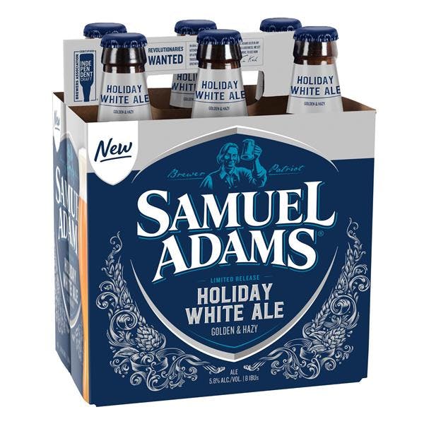 Samuel Adams Holiday White Ale 6 pack 12 oz. Bottle - Allendale Wine Shoppe