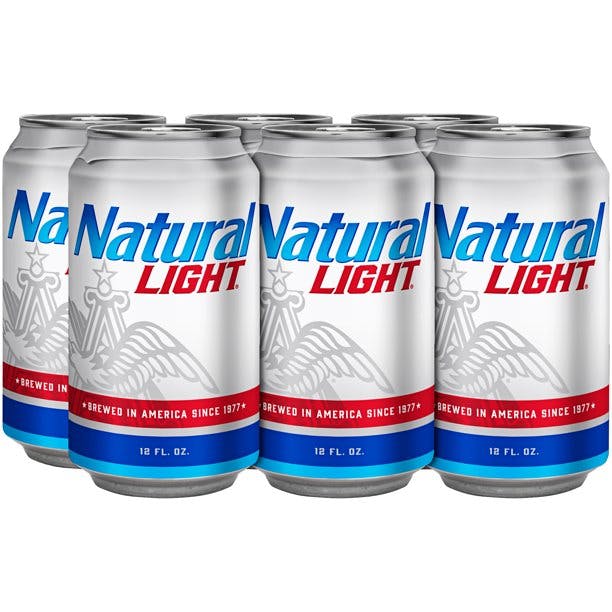 Natural Light Beer 6 pack 12 oz. Can - Allendale Wine Shoppe