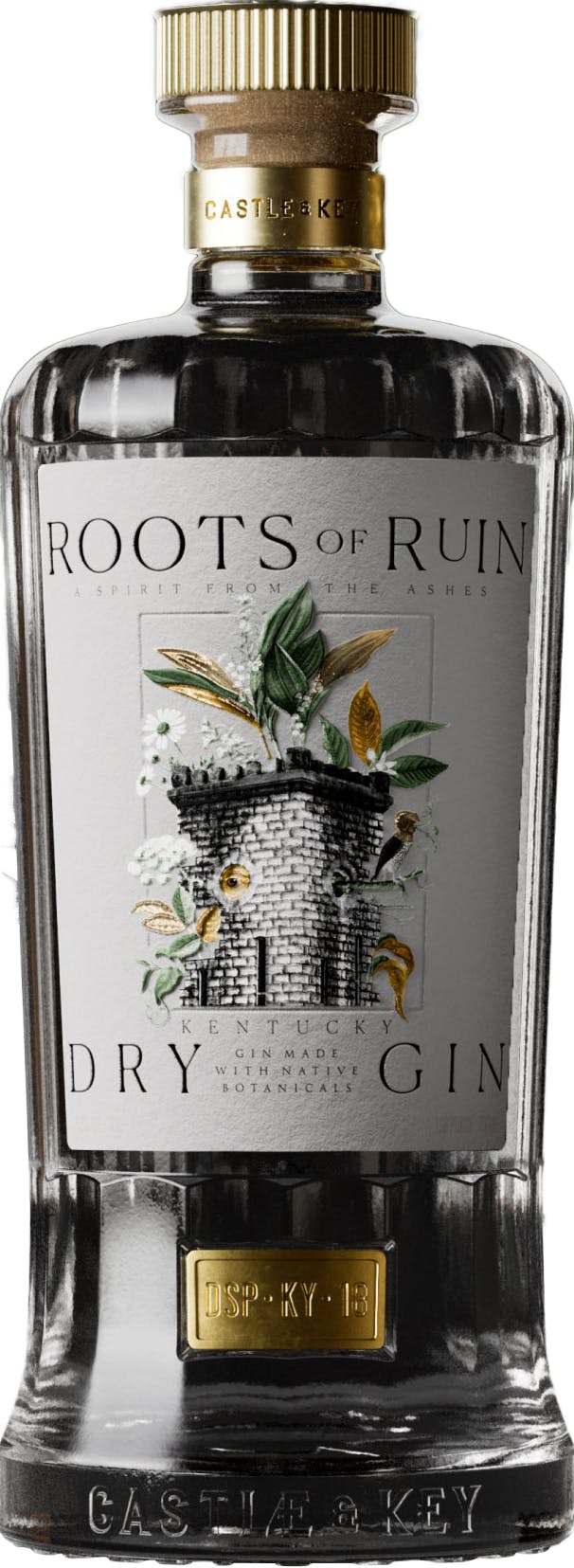 Castle & Key Roots Of Ruin Dry Gin 750ml - Bouharoun's Fine Wines & Spirits