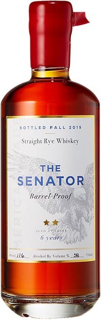 Proof & Wood The Senator Barrel Proof Straight Rye Whiskey 6 year old ...