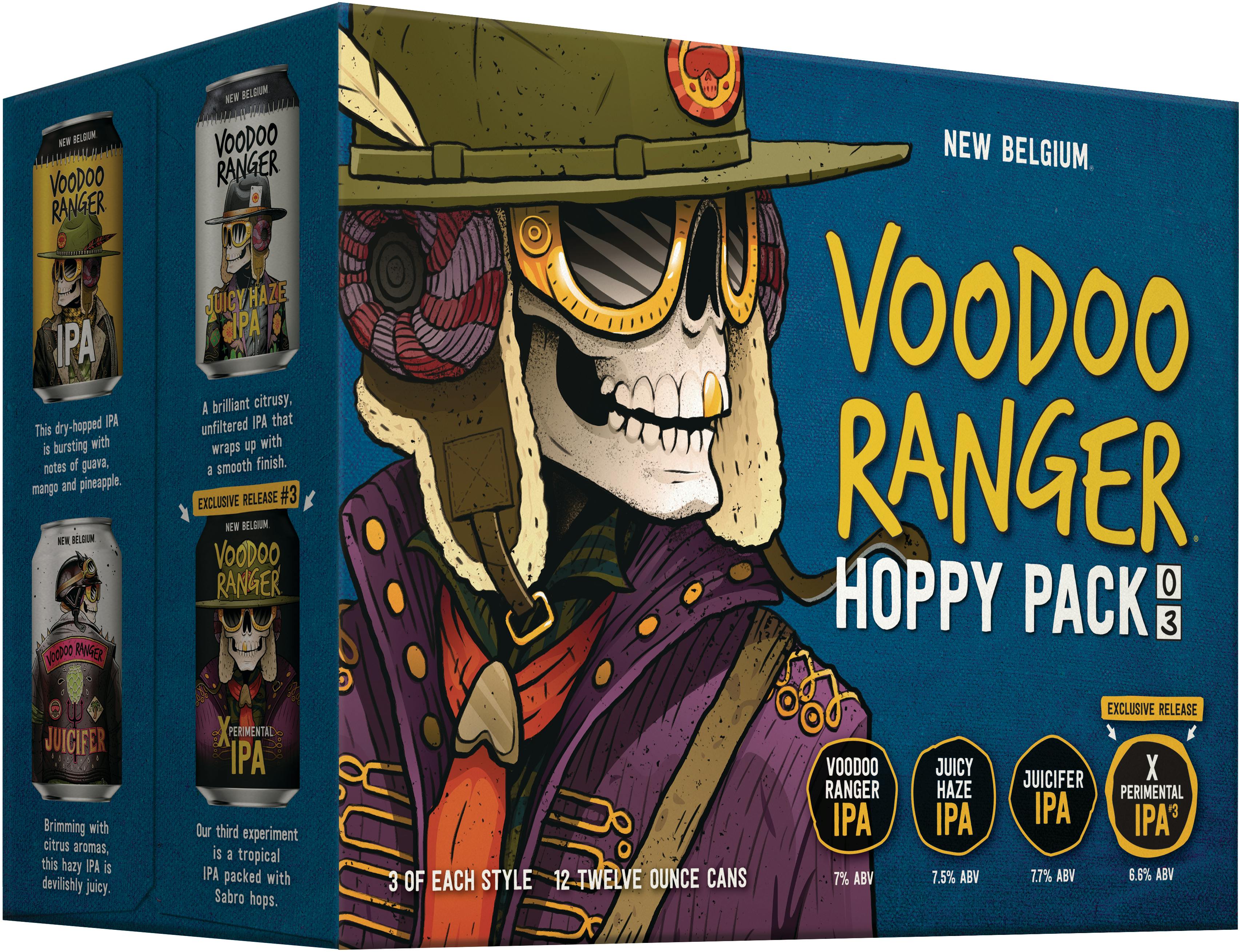 New Belgium Voodoo Ranger Hoppy Variety Pack 12 pack 12 oz. - Kelly's ...