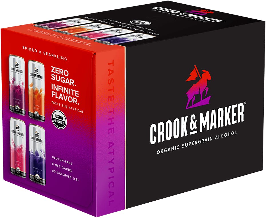 Crook & Marker Spiked and Sparkling Red Variety Pack 8 pack 12 oz. Can ...