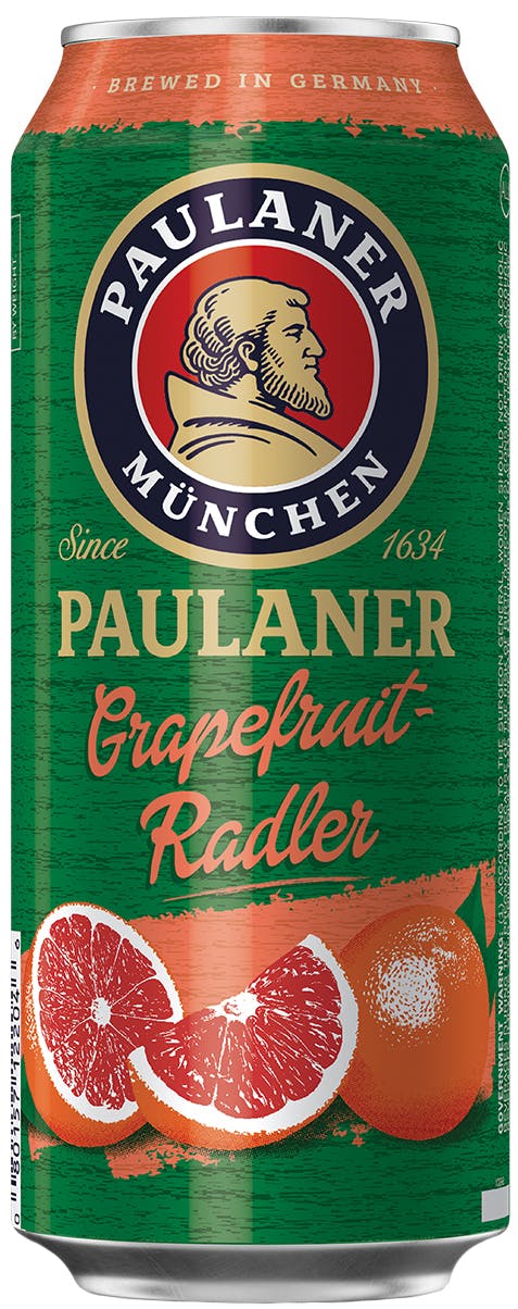 Paulaner Grapefruit Radler 4 pack 16 oz. Can - Argonaut Wine & Liquor