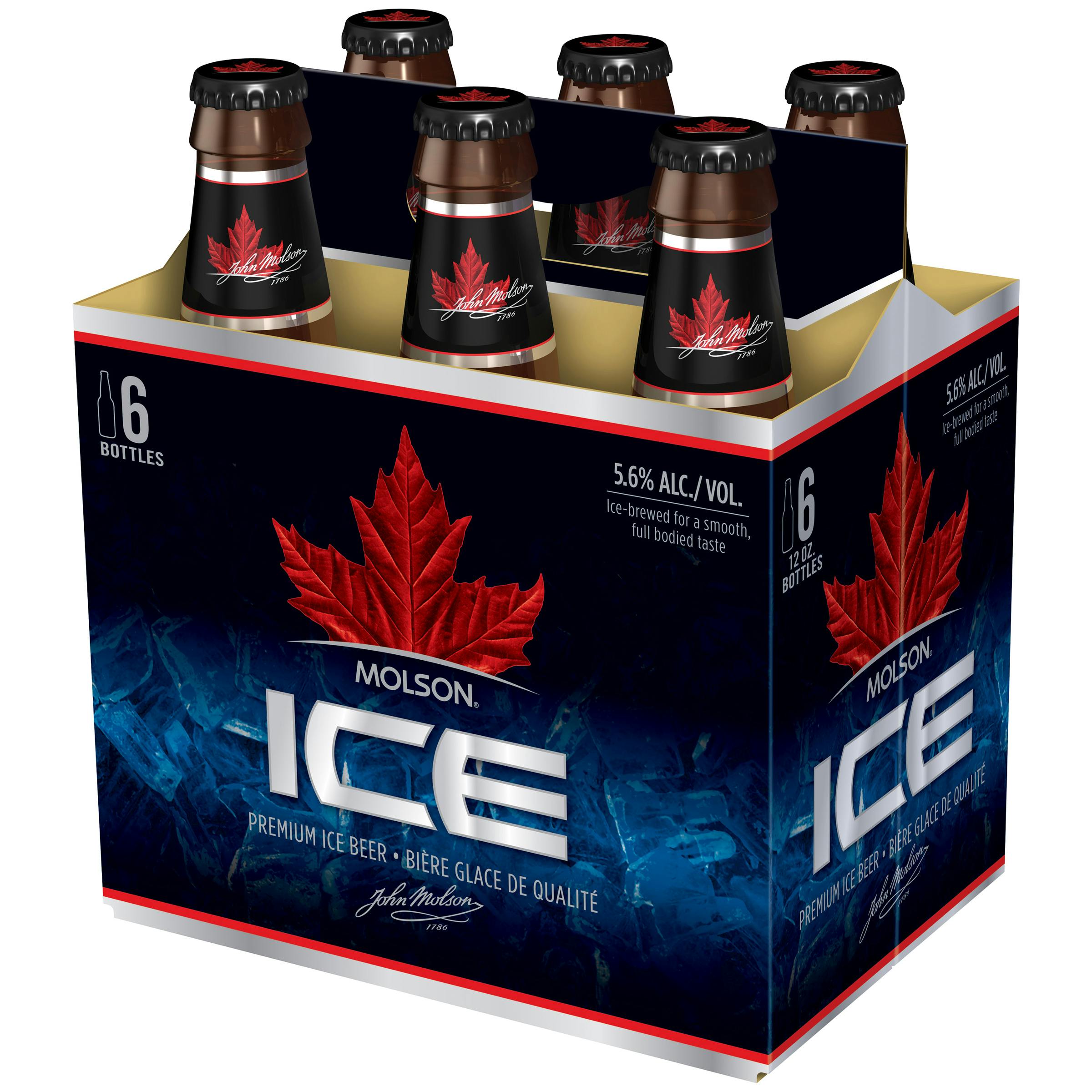 Molson Ice 6 pack 12 oz. Bottle - Allendale Wine Shoppe