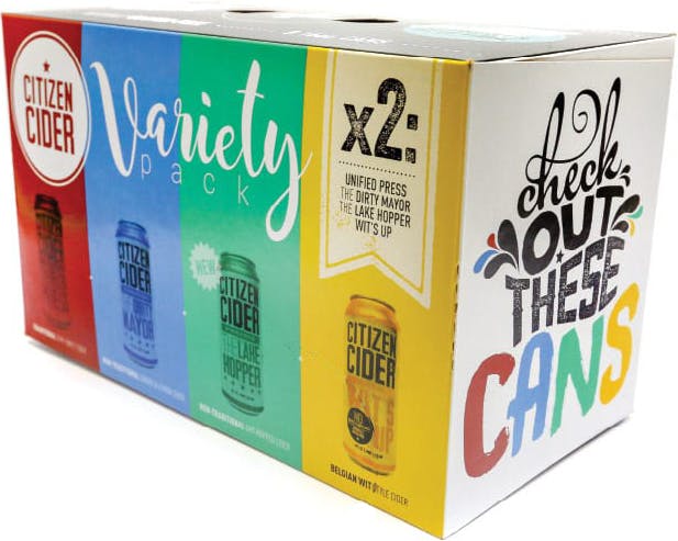 Citizen Cider Variety Pack 12 pack 12 oz. Can - Yankee Spirits
