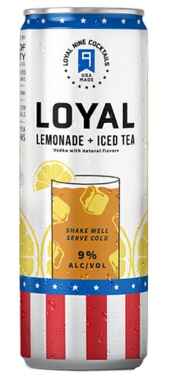 Loyal 9 Cocktails Lemonade + Iced Tea 4 pack 8 oz. Can - Argonaut Wine ...