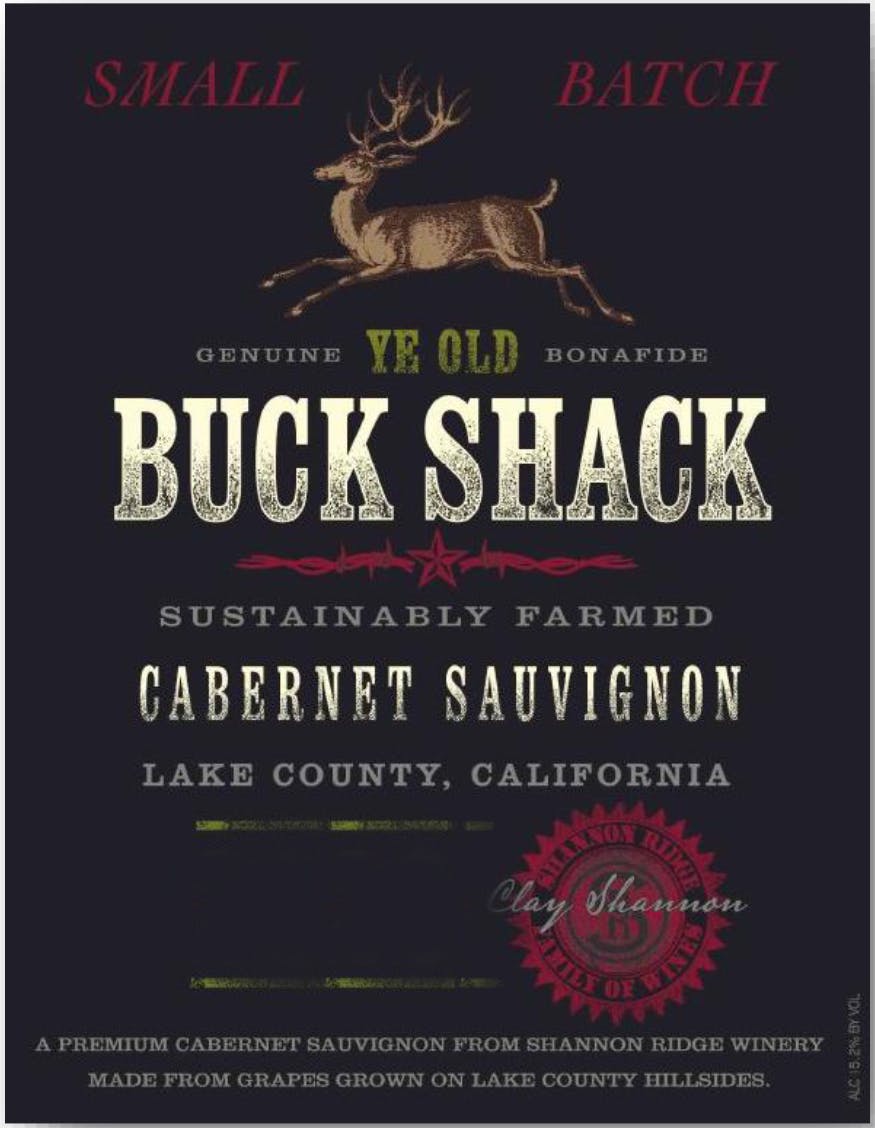Shannon Ridge Buck Shack Cabernet Sauvignon 750ml - Yankee Spirits