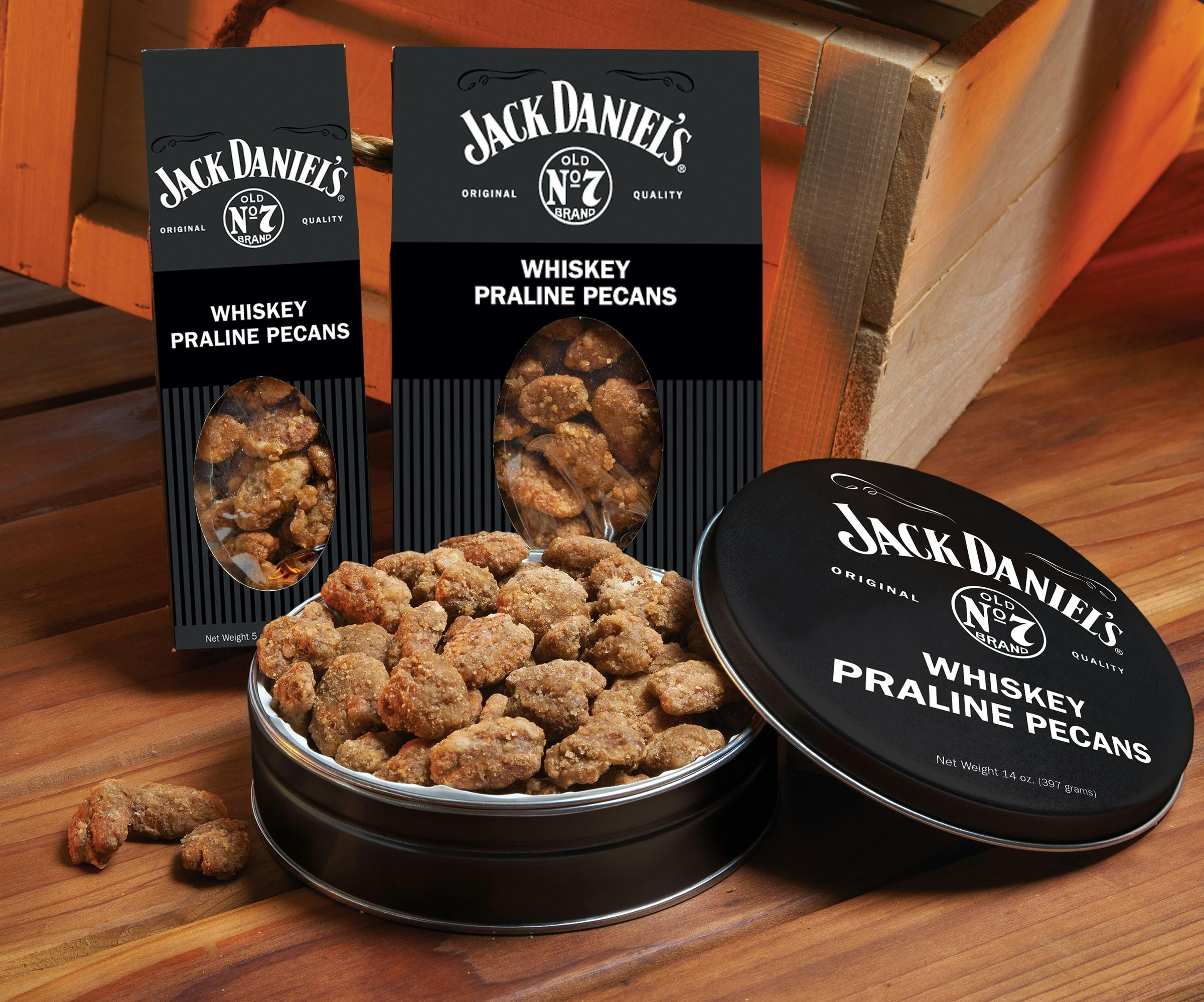 Jack Daniel's Old No. 7 Whiskey Praline Pecans 14 oz. - Cheers Wines ...