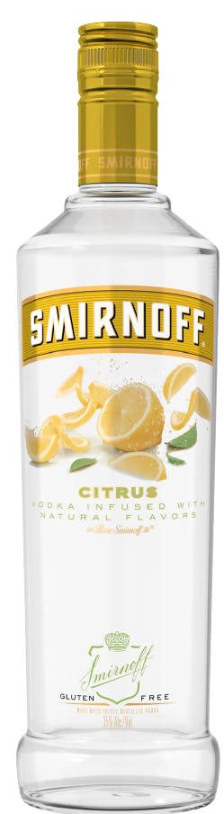 Smirnoff Citrus Vodka 750ml - Yankee Spirits