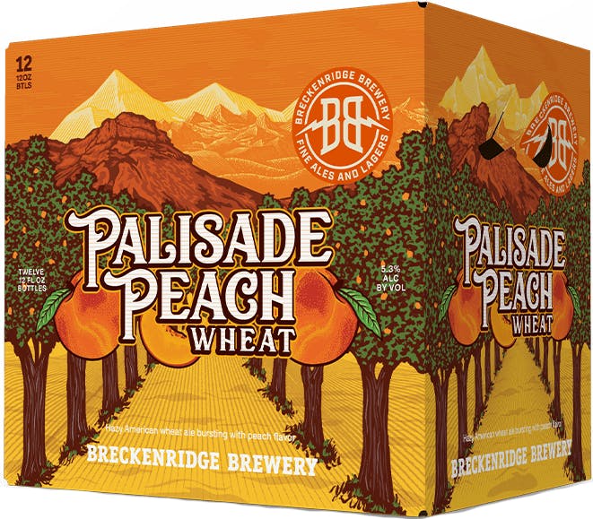 Breckenridge Brewery Palisade Peach Wheat 12 pack 12 oz. Can - Argonaut ...