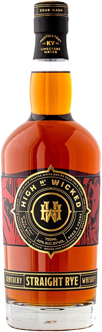 High N' Wicked Kentucky Straight Rye Whiskey 5 year old 750ml - Buster ...