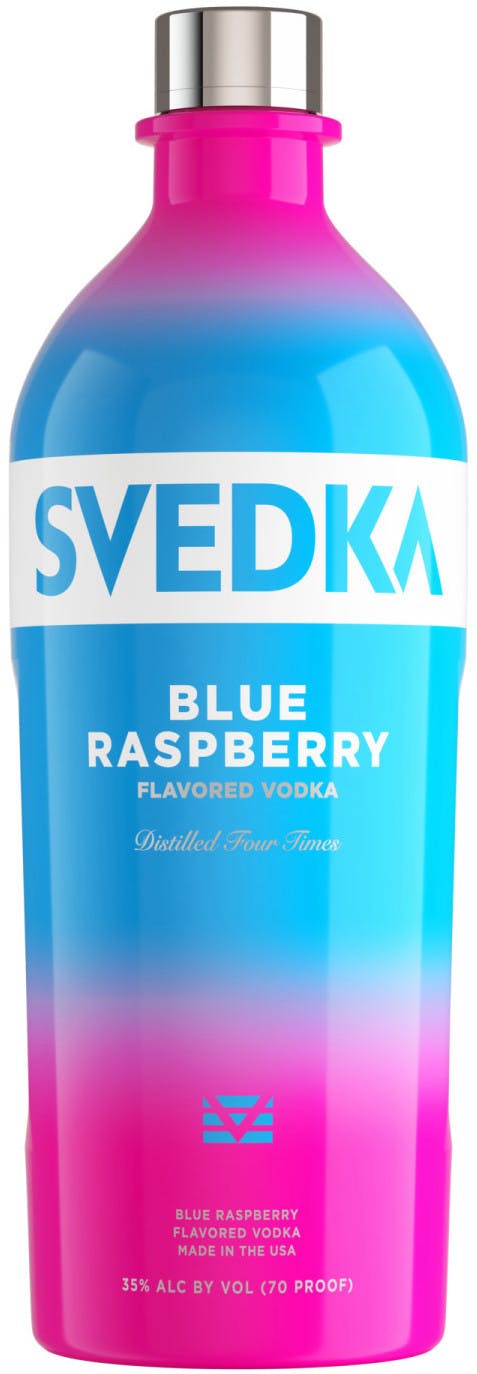 Svedka Blue Raspberry Vodka 1.75L - Yankee Spirits