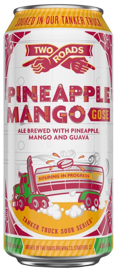 Two Roads Brewing Company Pineapple Mango Gose 4 pack 16 oz. Can - Argonaut Wine & Liquor