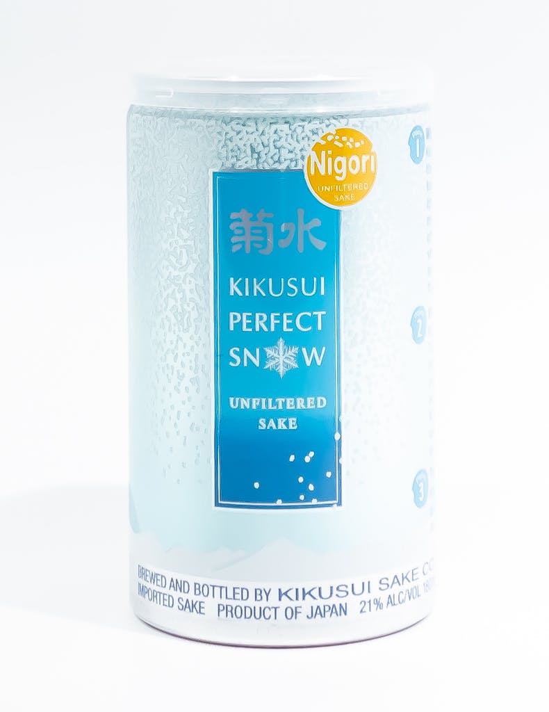 Kikusui Perfect Snow Nigori Sake 180ml Can - Allendale Wine Shoppe