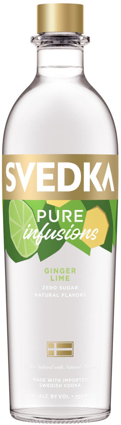 Svedka Pure Infusions Ginger Lime 750ml - The Wine Guy