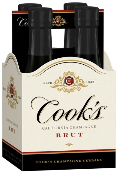 Cook's Brut 4 pack 187ml - Yankee Spirits