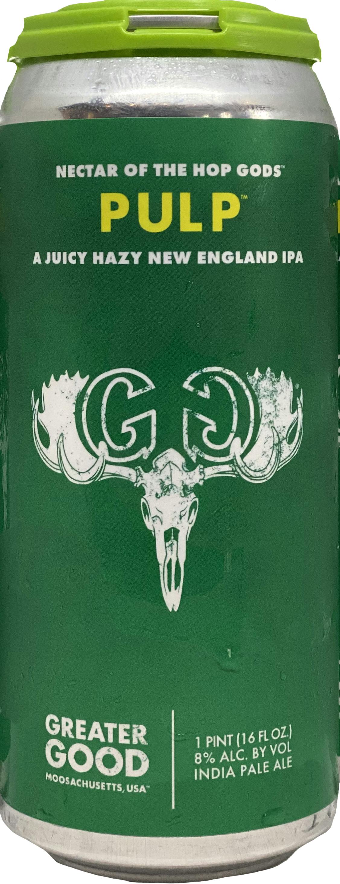 Greater Good Imperial Brewing Company Pulp NEIPA 4 pack 16 oz. Can ...