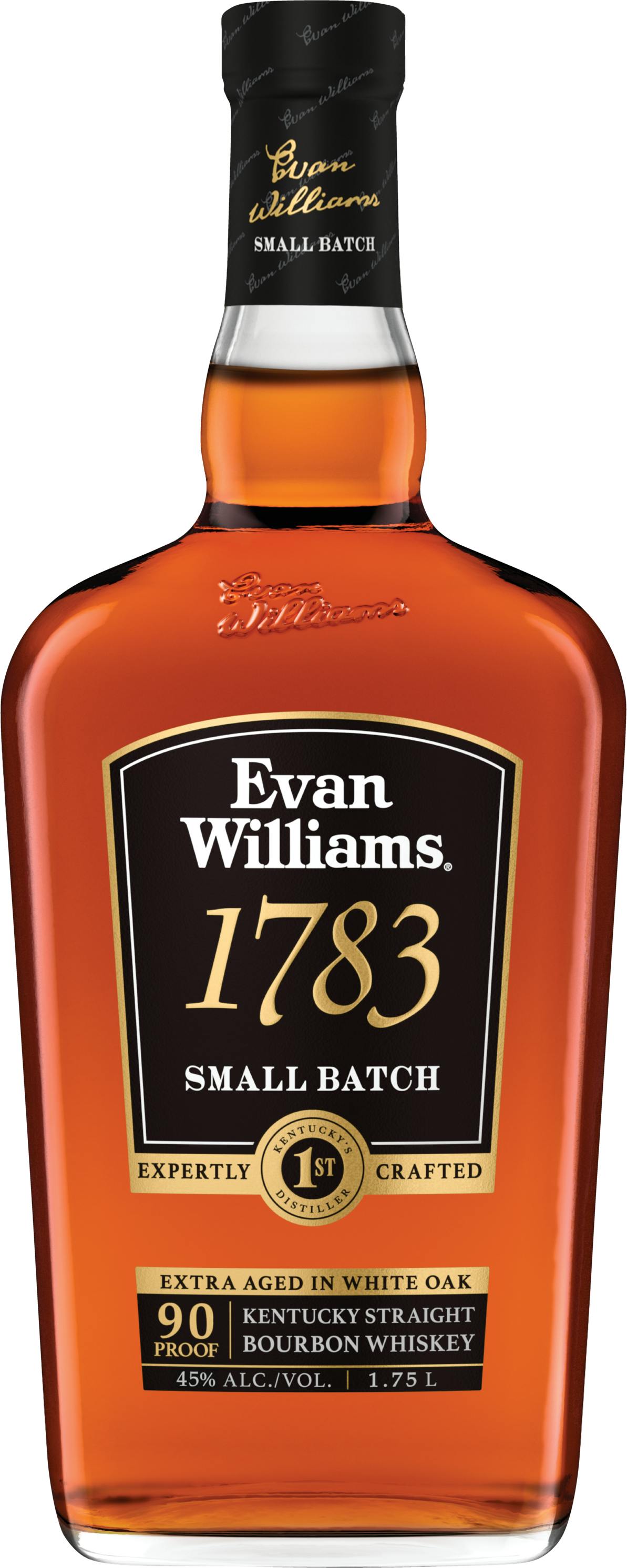 Evan Williams Small Batch 1783 Kentucky Straight Bourbon Whiskey 1.75L - Joe Canal's Discount ...