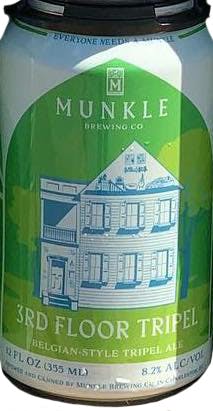Munkle Brewing 3rd Floor Tripel 12 oz. Can - Great Grapes