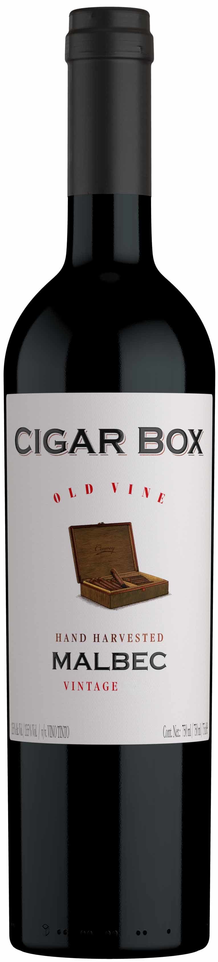 Cigar Box Old Vine Malbec 2019 750ml - Bruce Park Liquors