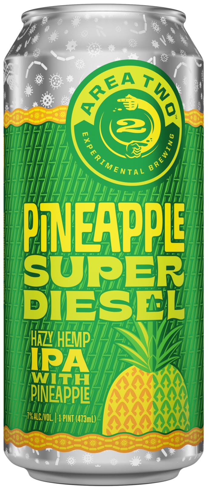 Two Roads Brewing Company Area Two Pineapple Super Diesel 6 pack Can ...
