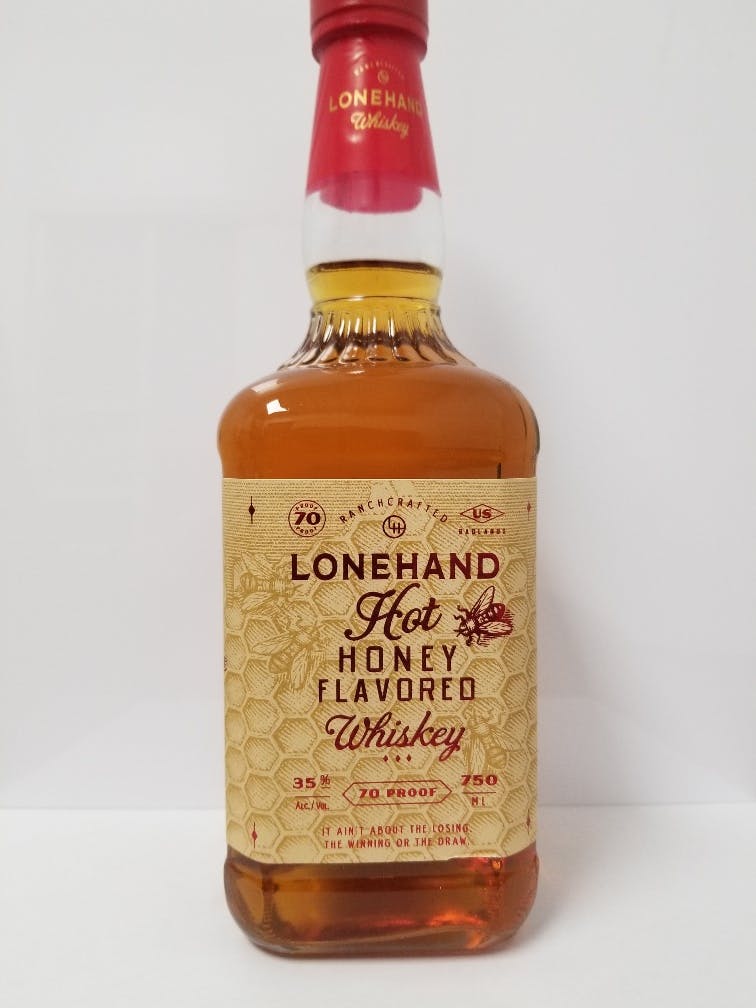 Lonehand Whiskey Hot Honey Flavored Whiskey 750ml - The Wine Guy