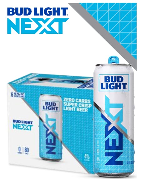Bud Light Next Zero Carb Beer - Case 24 pack 12 oz. Can - Garden State ...