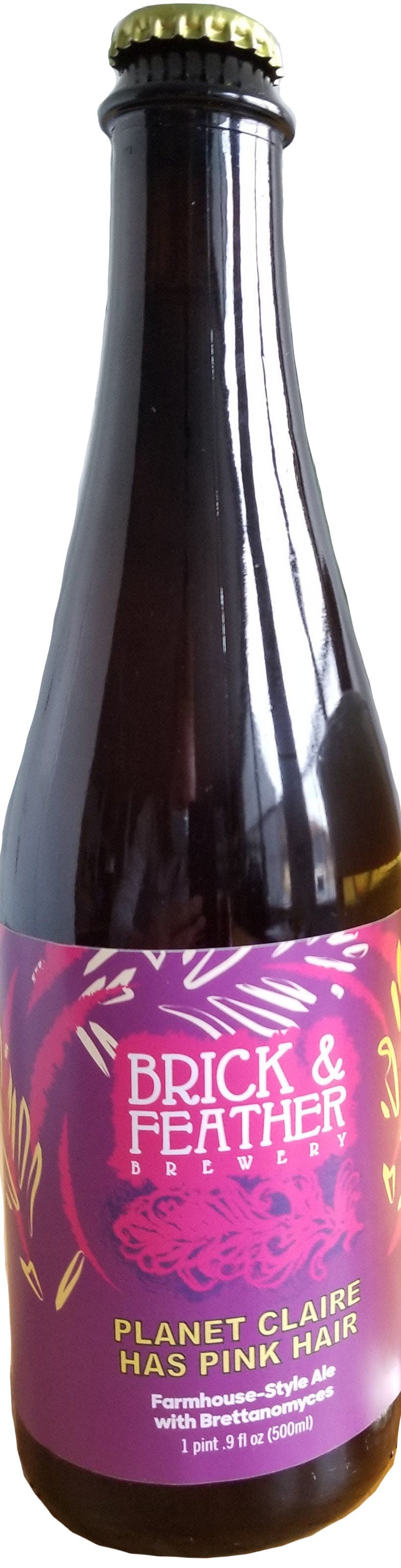 Brick & Feather Planet Claire Has Pink Hair 500ml Bottle - Yankee Spirits