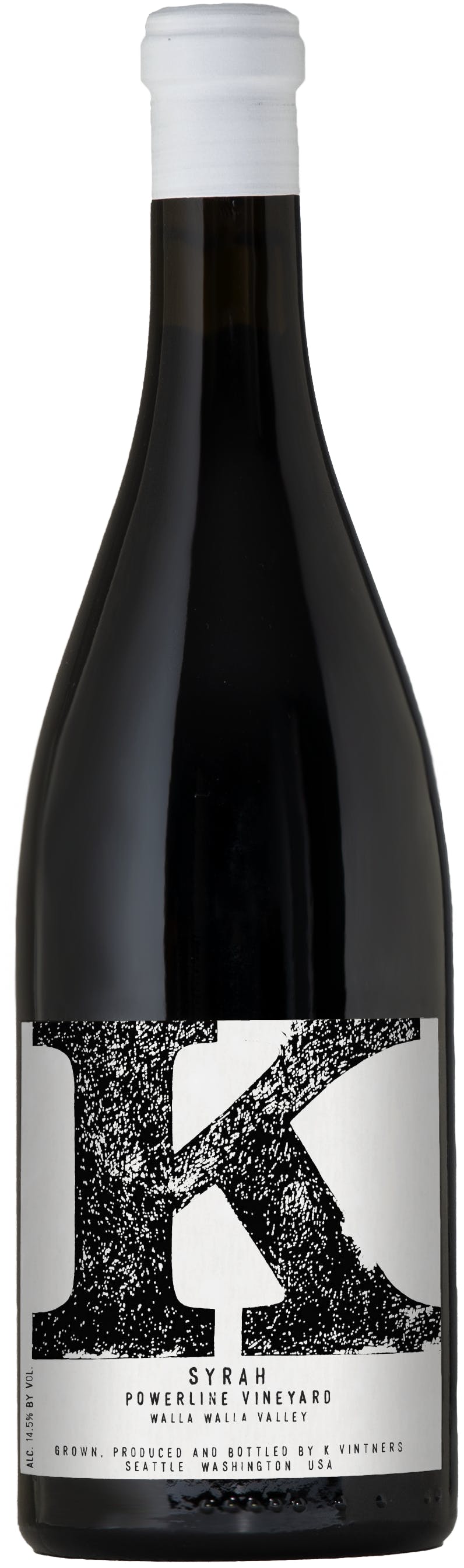 K Vintners Powerline Vineyard Syrah 2018 750ml - Station Plaza Wine