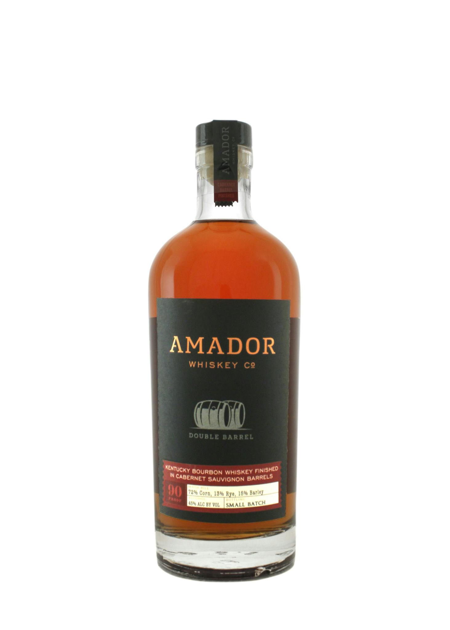 Amador Whiskey Company Double Barrel Bourbon Finished in Cabernet ...
