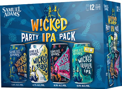 Samuel Adams Wicked IPA Variety Pack 12 pack 12 oz. Can - Kelly's Liquor