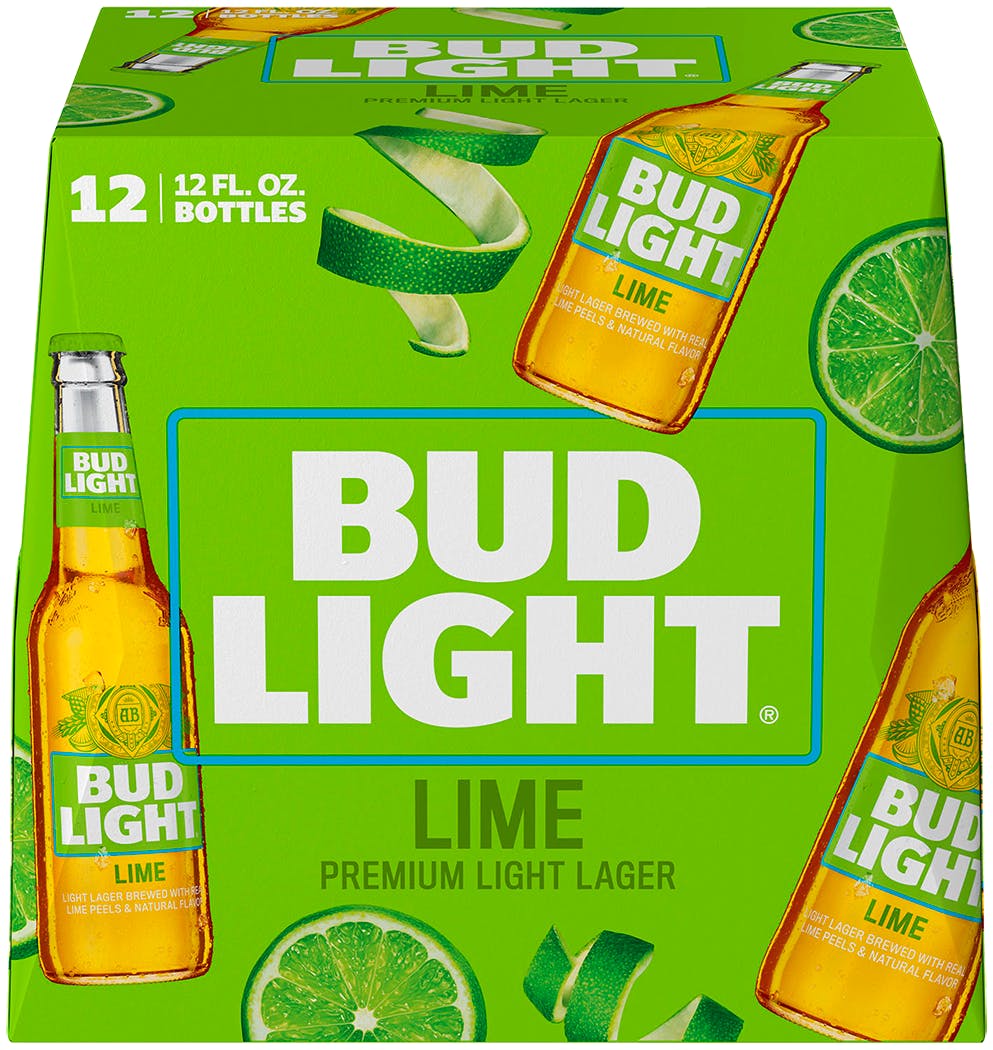 Bud Light Lime 12 pack 12 oz. Bottle - Yankee Spirits