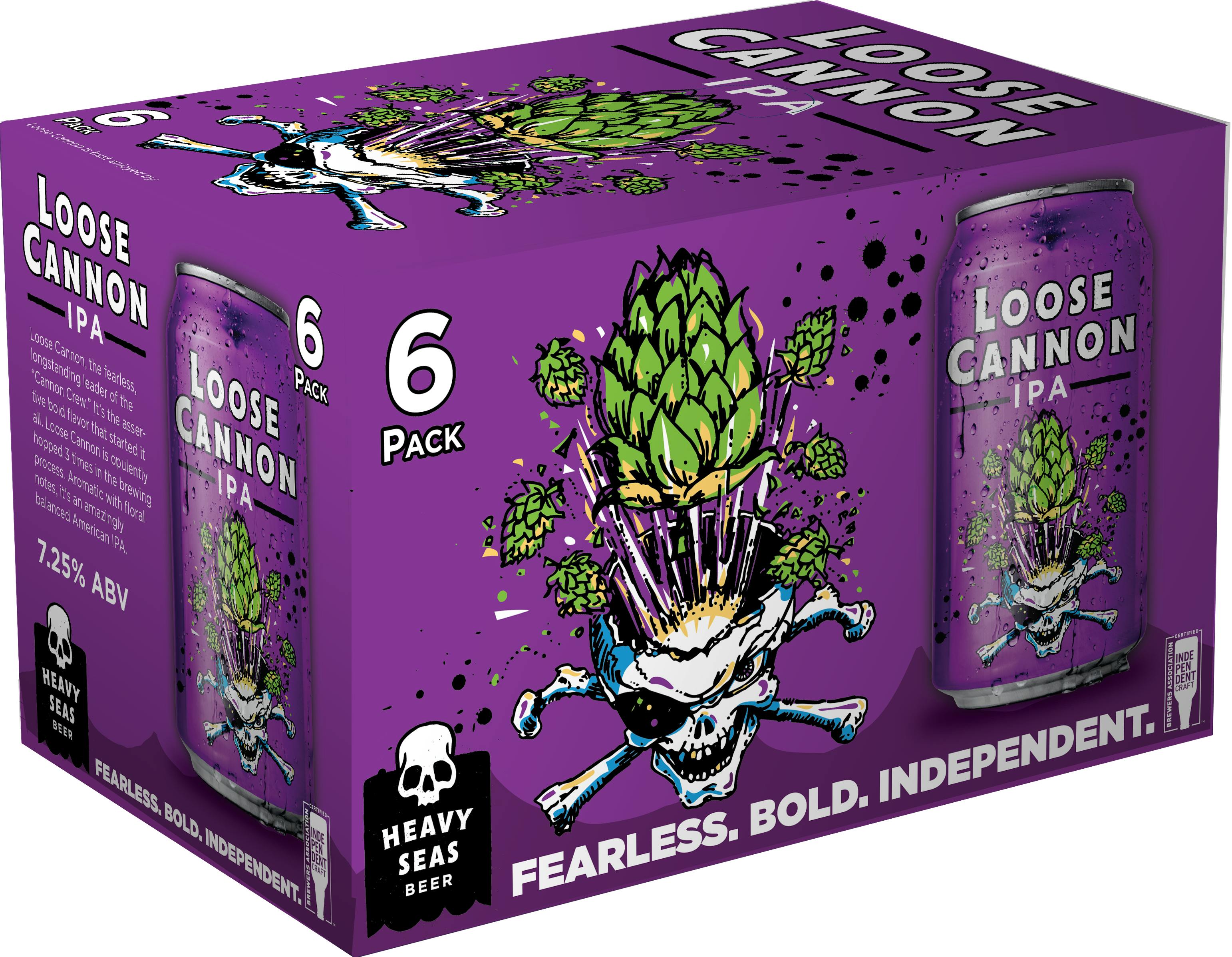 Heavy Seas Loose Cannon IPA 6 pack 12 oz. Can - Yankee Spirits