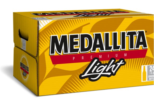 Medalla Light Premium Light 24 pack 7 oz. Bottle - Yankee Spirits