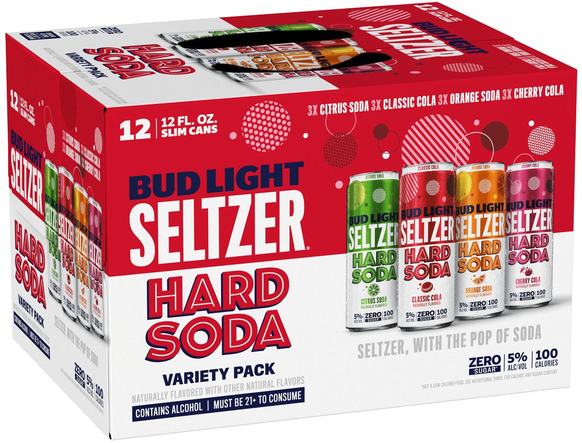 Bud Light Seltzer Hard Soda Variety Pack 12 pack 12 oz. - Buster's ...