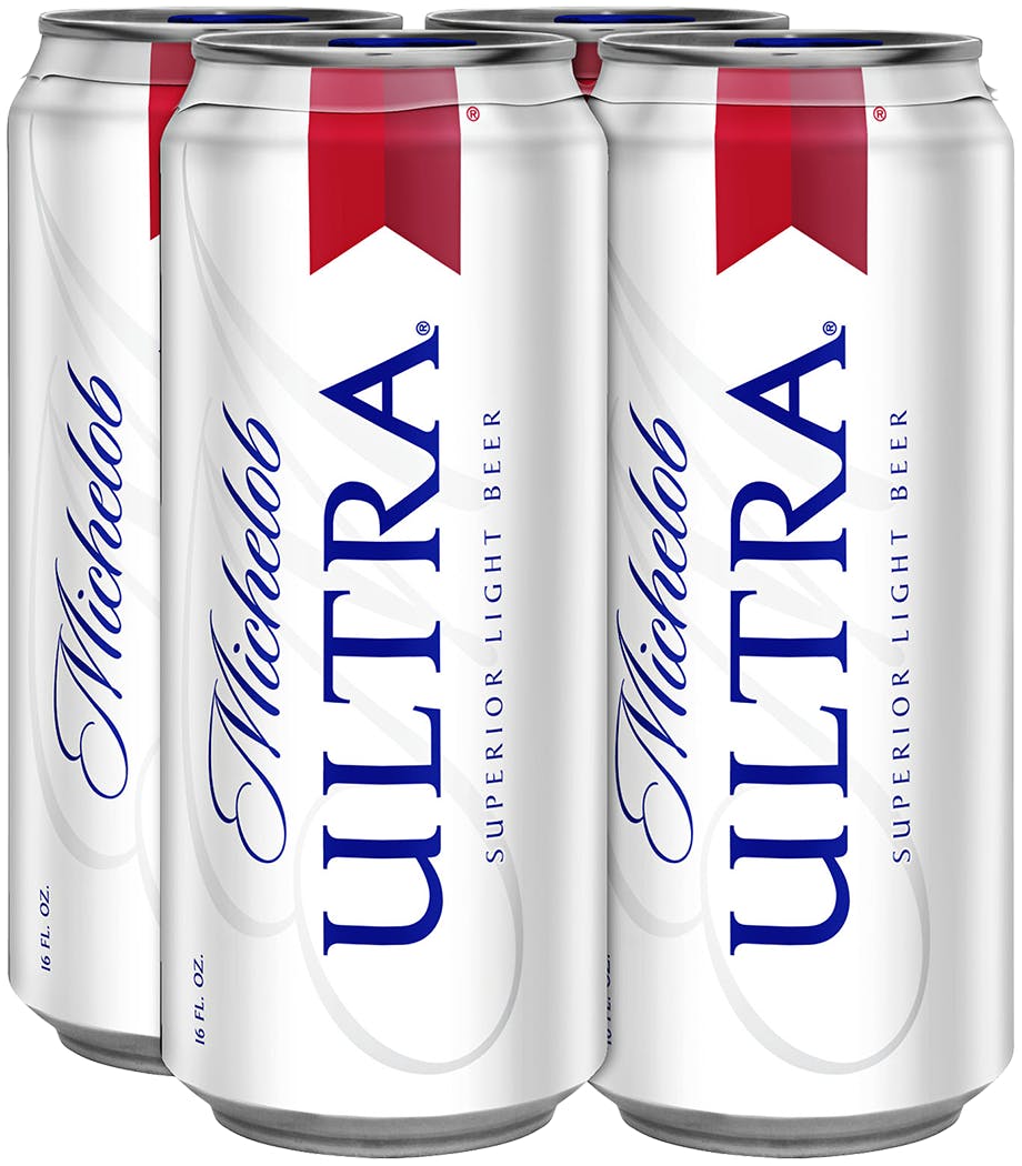 Michelob Ultra 4 pack 16 oz. Can - Yankee Spirits