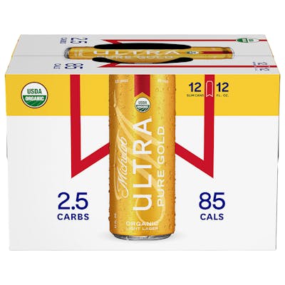 Michelob Ultra Pure Gold 12 pack 12 oz. Can - Yankee Spirits