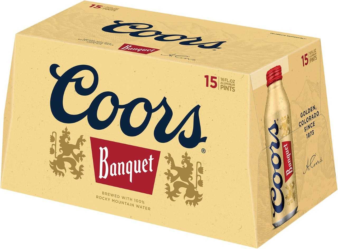 Coors Banquet 15 pack 16 oz. Aluminum Bottle - Yankee Spirits