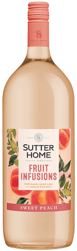 Sutter Home Fruit Infusions Sweet Peach 1.5L - Kelly's Liquor